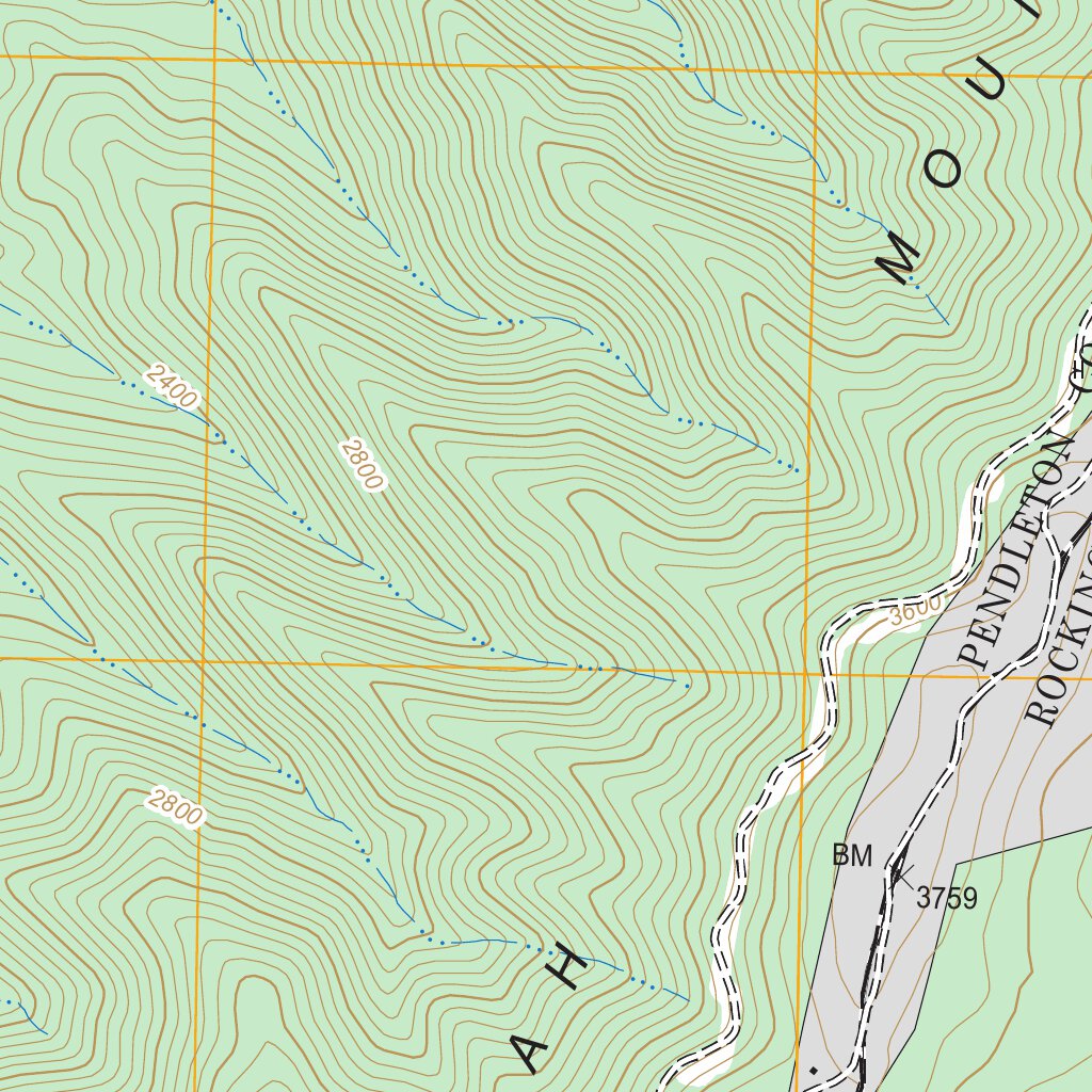 Fort Seybert, WV - VA FSTopo Legacy Map by US Forest Service - Topo ...