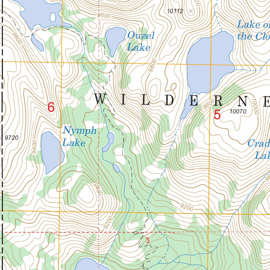 Fossil Lake, MT - WY FSTopo Legacy Map by US Forest Service - Topo ...