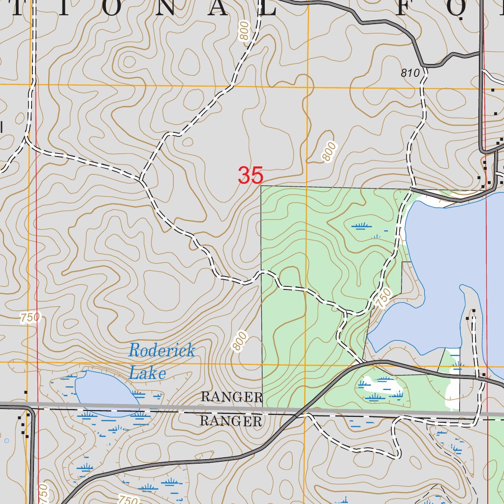 Free Soil, MI FSTopo Legacy Map by US Forest Service - Topo | Avenza Maps
