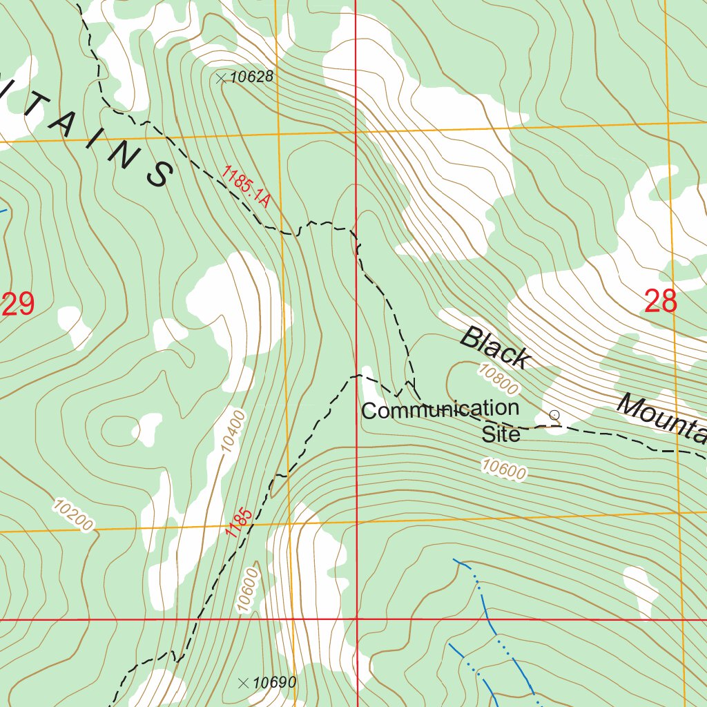 Freeman Reservoir, CO FSTopo Legacy Map by US Forest Service - Topo ...