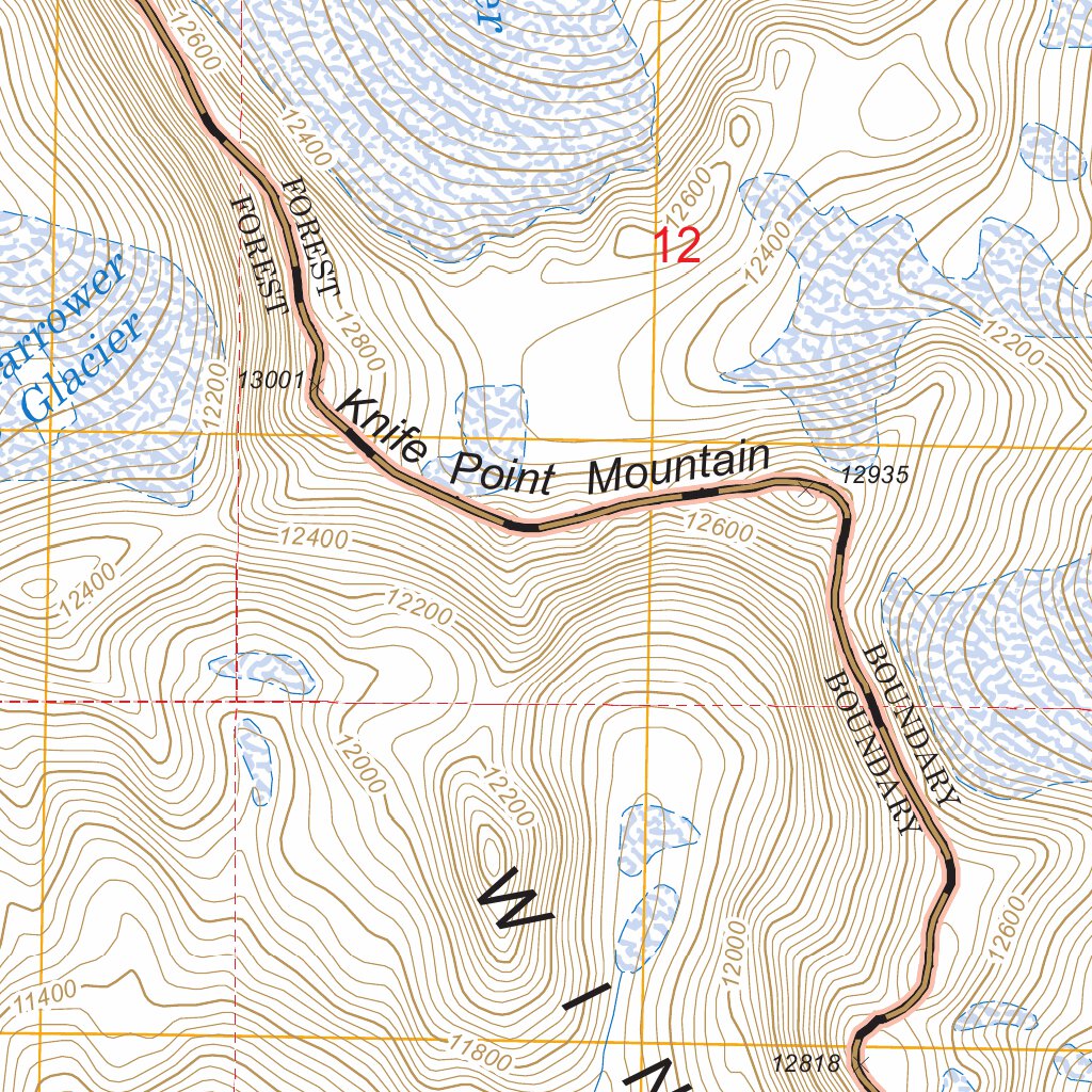 Fremont Peak South, WY FSTopo Legacy Map by US Forest Service - Topo ...
