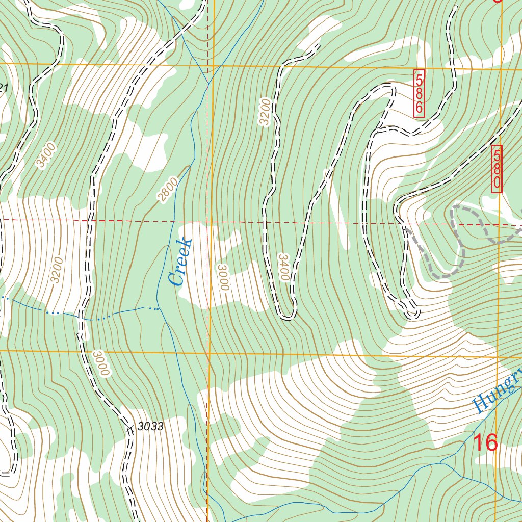French Butte, WA FSTopo Legacy Map by US Forest Service - Topo | Avenza ...