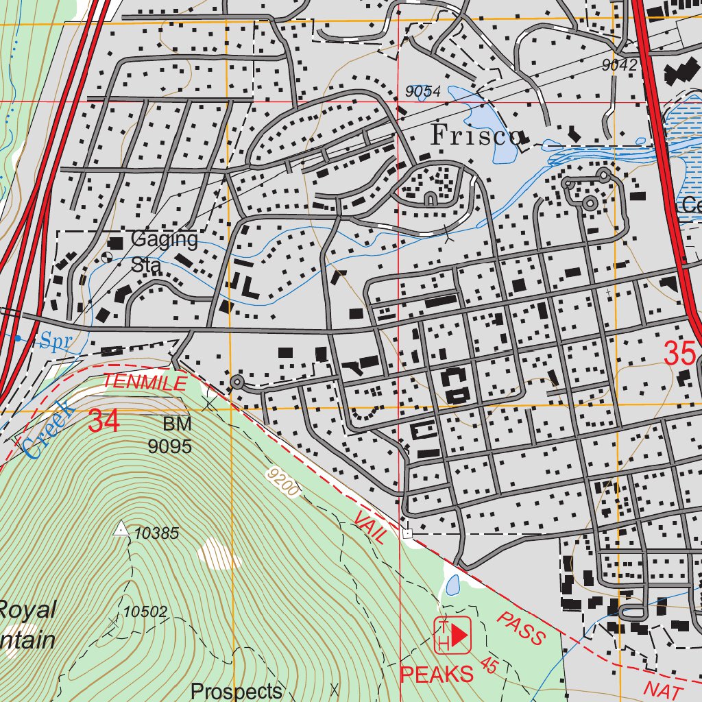Frisco, CO FSTopo Legacy Map by US Forest Service - Topo | Avenza Maps