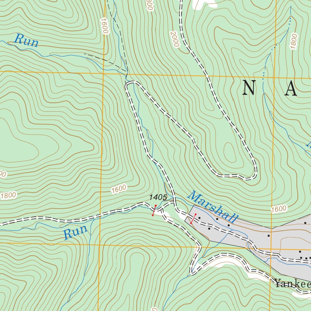 Fulks Run, VA FSTopo Legacy Map by US Forest Service - Topo | Avenza Maps