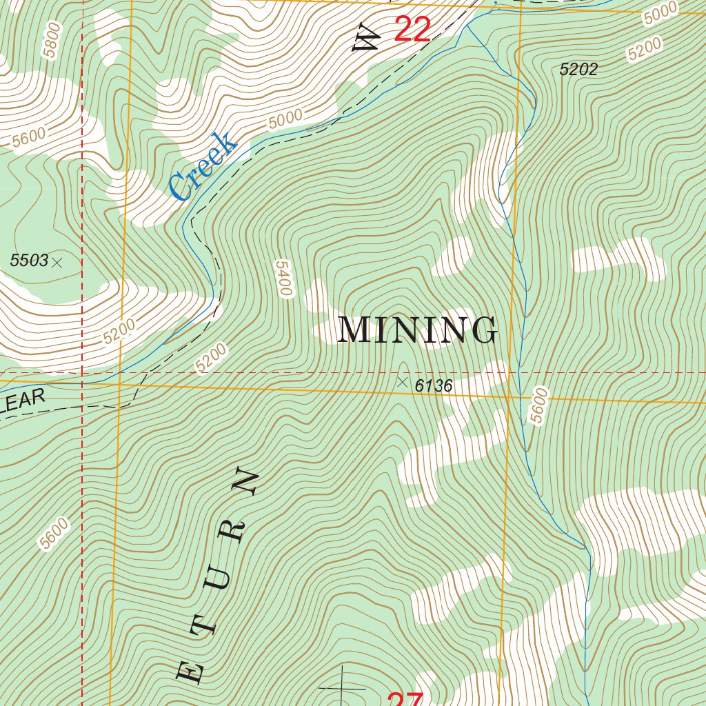 Gant Ridge, ID FSTopo Legacy Map by US Forest Service - Topo | Avenza Maps