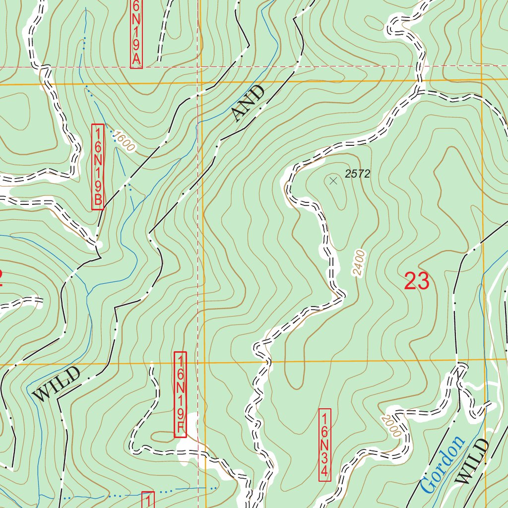 Gasquet, CA FSTopo Legacy Map by US Forest Service - Topo | Avenza Maps