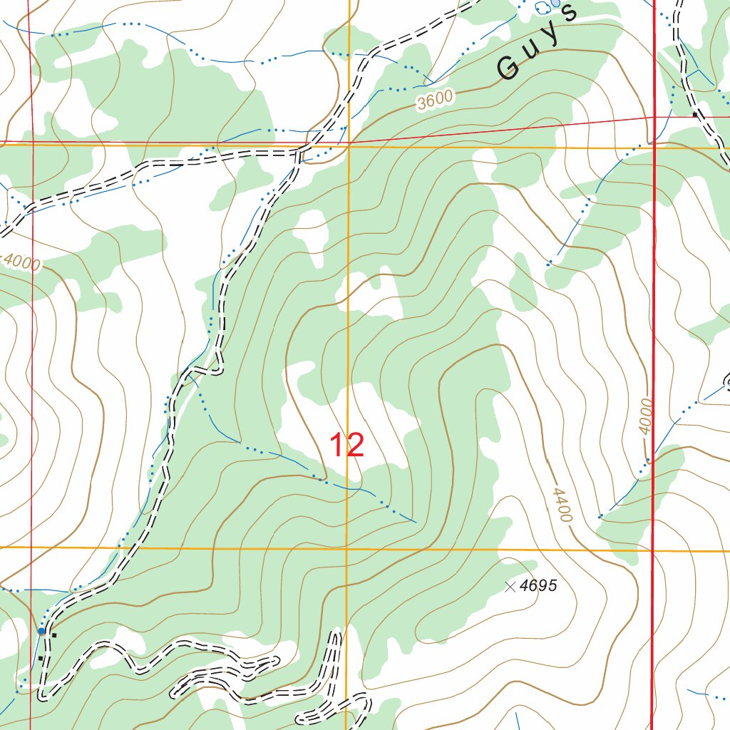 Gazelle, CA FSTopo Legacy Map by US Forest Service - Topo | Avenza Maps