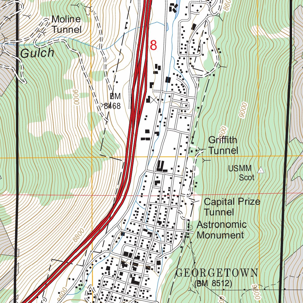 Georgetown, CO FSTopo Legacy Map by US Forest Service - Topo | Avenza Maps