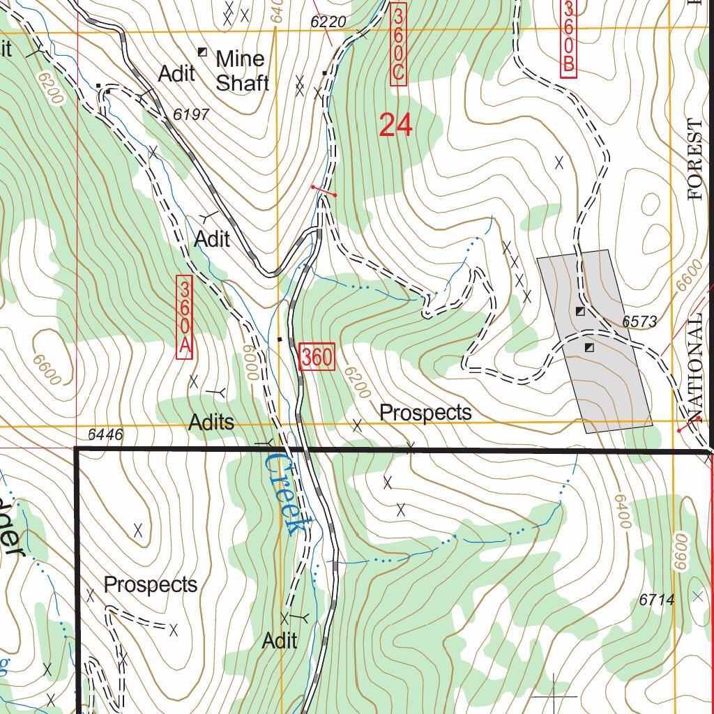 Giant Hill, MT FSTopo Legacy Map by US Forest Service - Topo | Avenza Maps