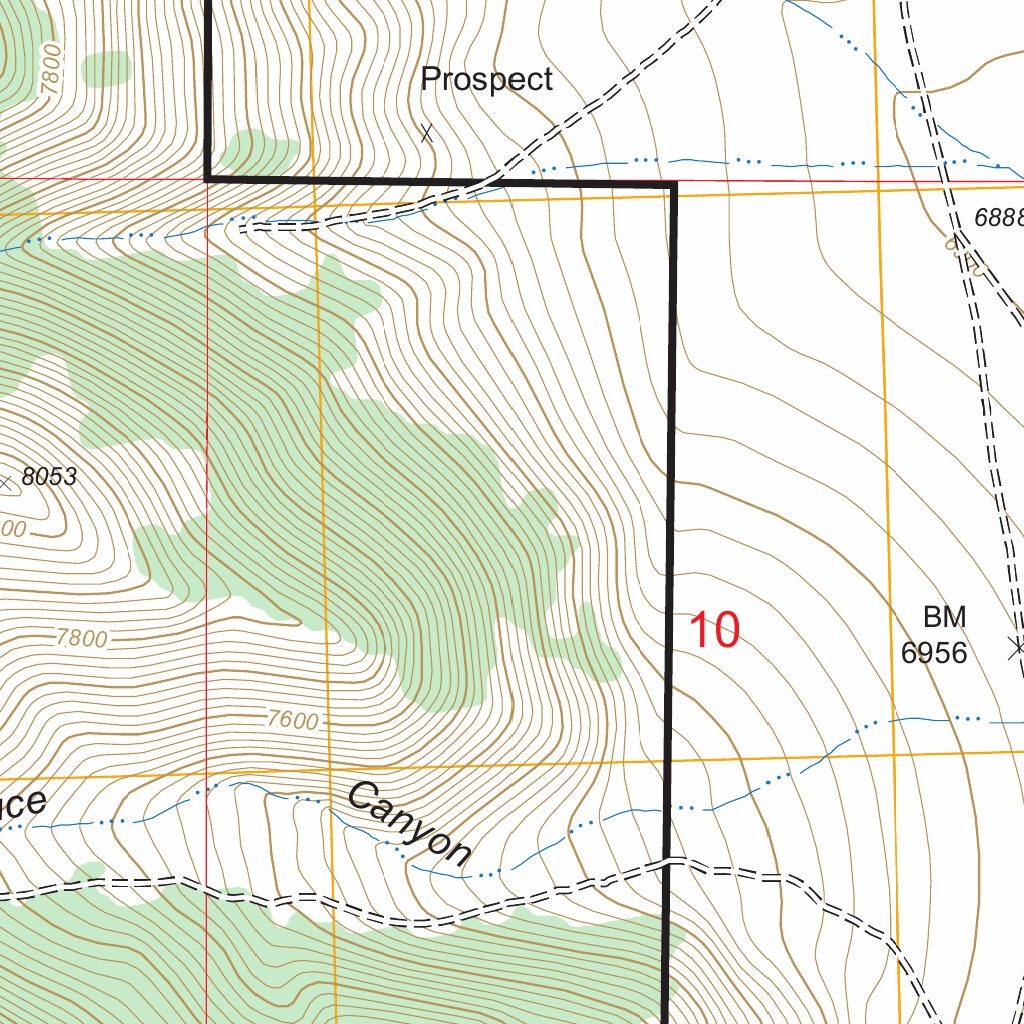 Gilmore Summit, ID FSTopo Legacy Map by US Forest Service - Topo ...