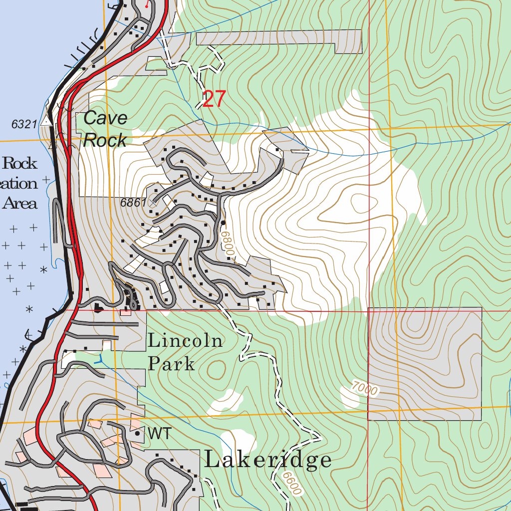 Glenbrook, NV FSTopo Legacy Map by US Forest Service - Topo | Avenza Maps