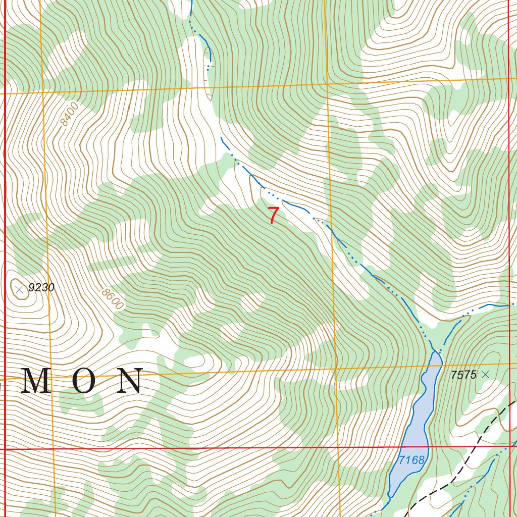 Goat Mountain, ID - MT FSTopo Legacy Map by US Forest Service - Topo ...
