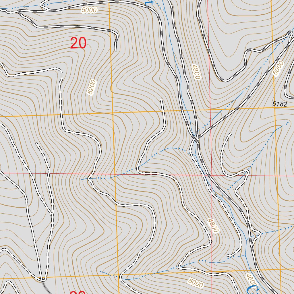 Gold Creek Peak, MT FSTopo Legacy Map by US Forest Service - Topo ...