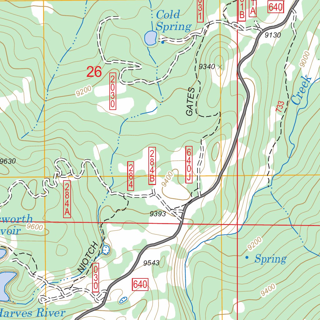 Gooseberry Creek, UT FSTopo Legacy Map by US Forest Service - Topo ...