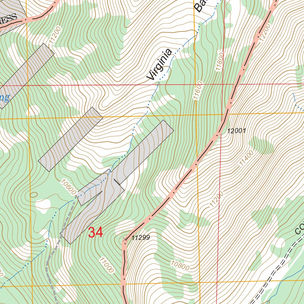 Gothic, CO FSTopo Legacy Map by US Forest Service - Topo | Avenza Maps