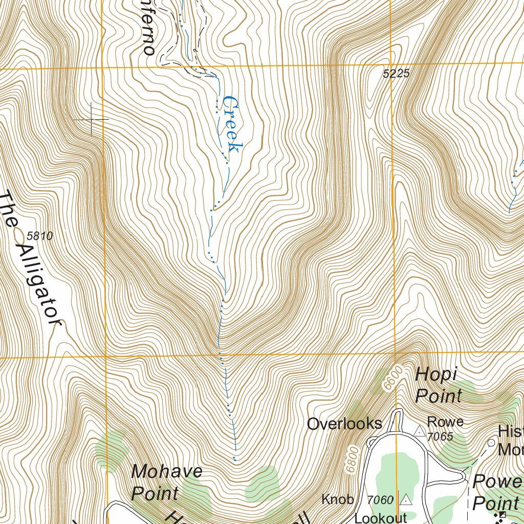 Grand Canyon, AZ FSTopo Legacy Map by US Forest Service - Topo | Avenza ...