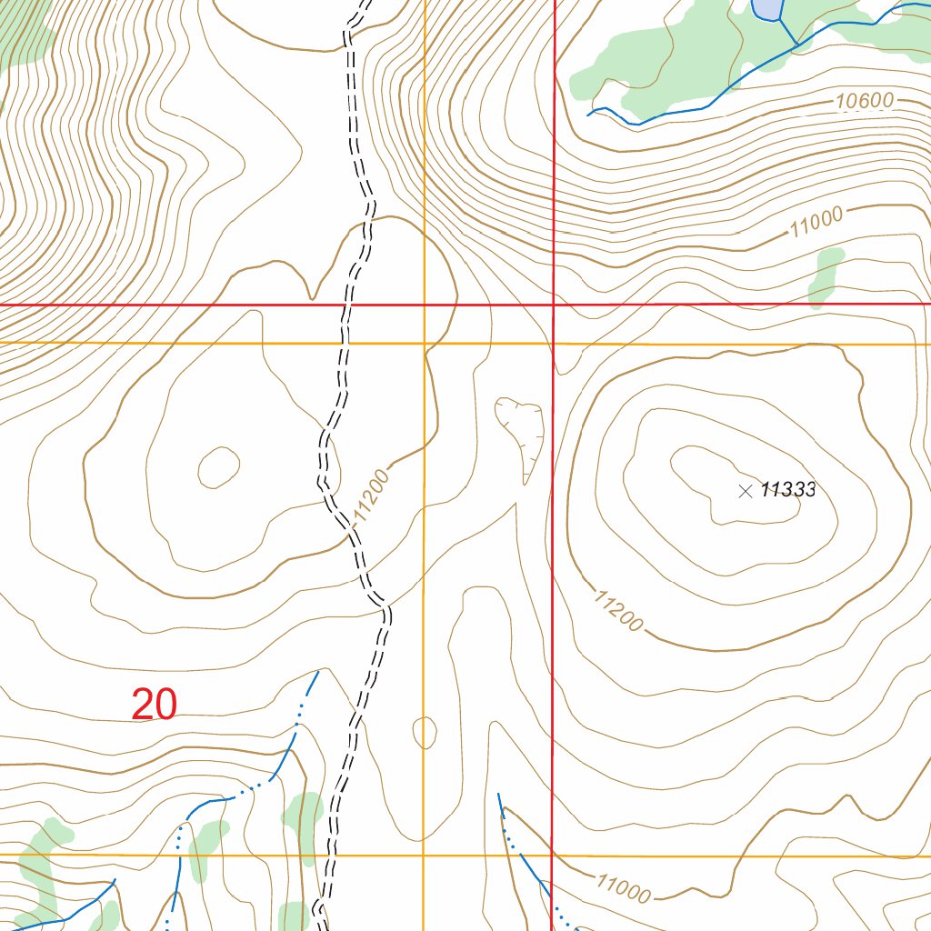 Grandaddy Lake, UT FSTopo Legacy Map by US Forest Service - Topo ...