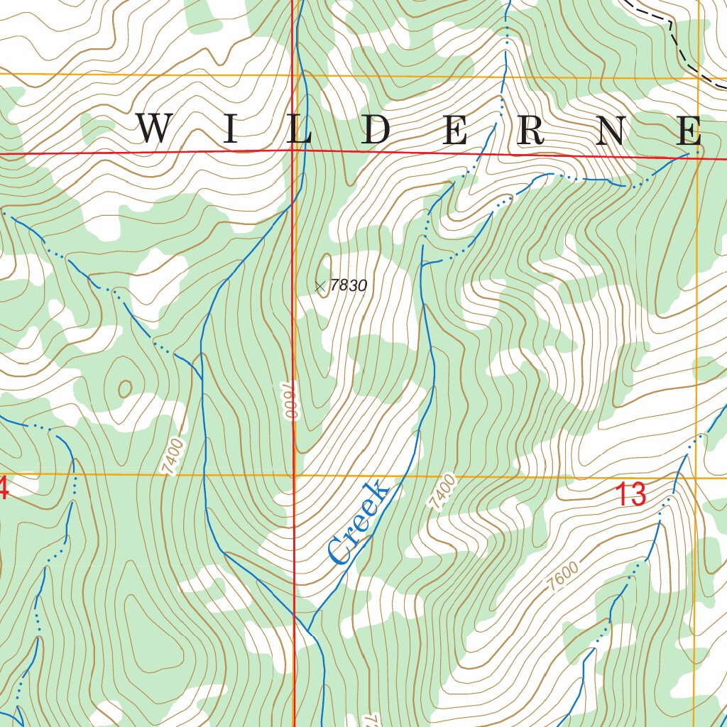 Granite Falls, WY FSTopo Legacy Map by US Forest Service - Topo ...