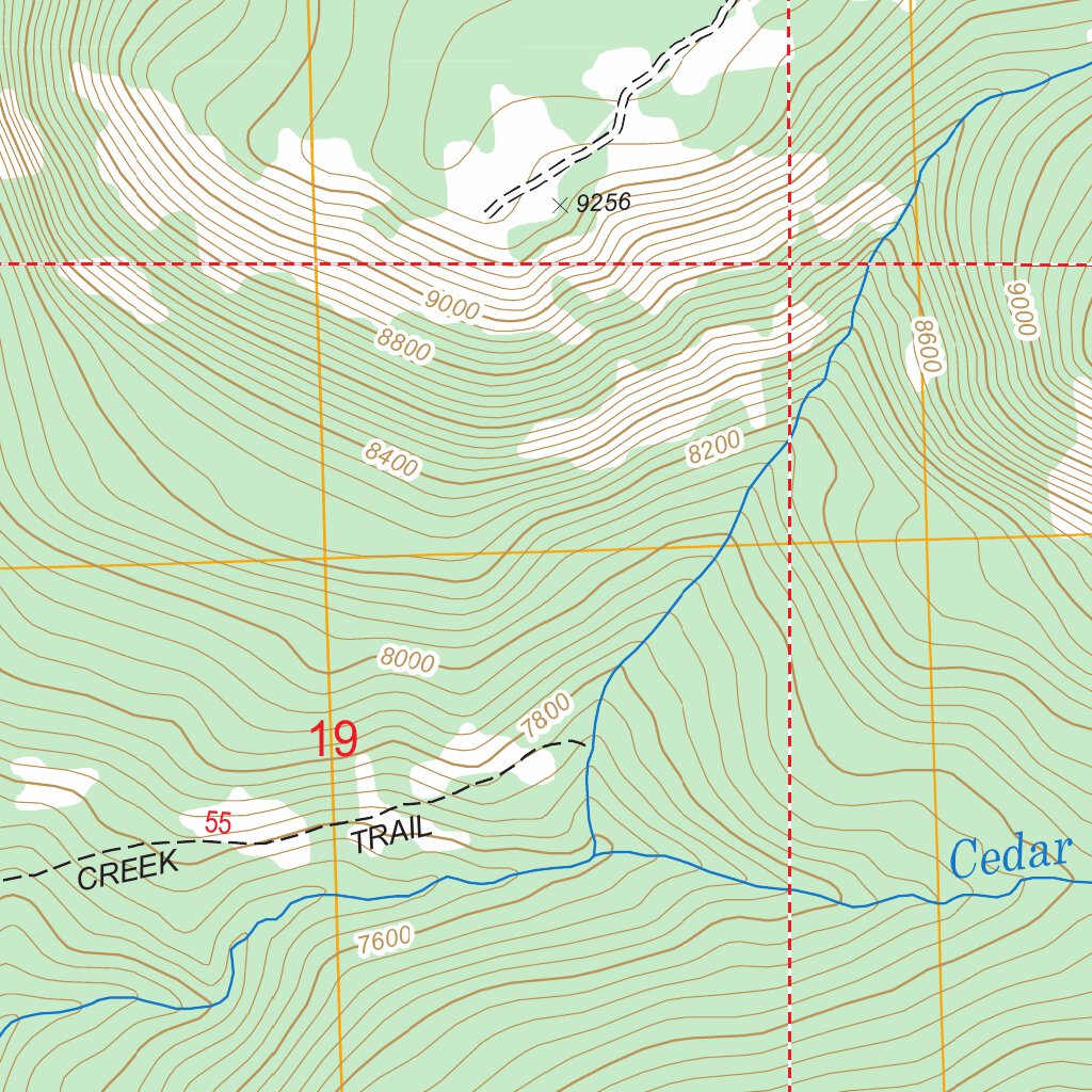 Granite Pass, WY FSTopo Legacy Map by US Forest Service - Topo | Avenza ...