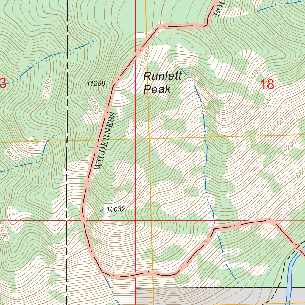 Granite Peak, CO FSTopo Legacy Map by US Forest Service - Topo | Avenza ...