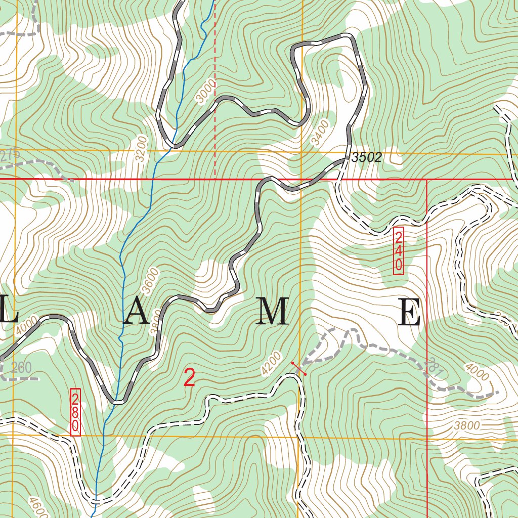 Grasshopper Mountain, OR FSTopo Legacy Map by US Forest Service - Topo ...