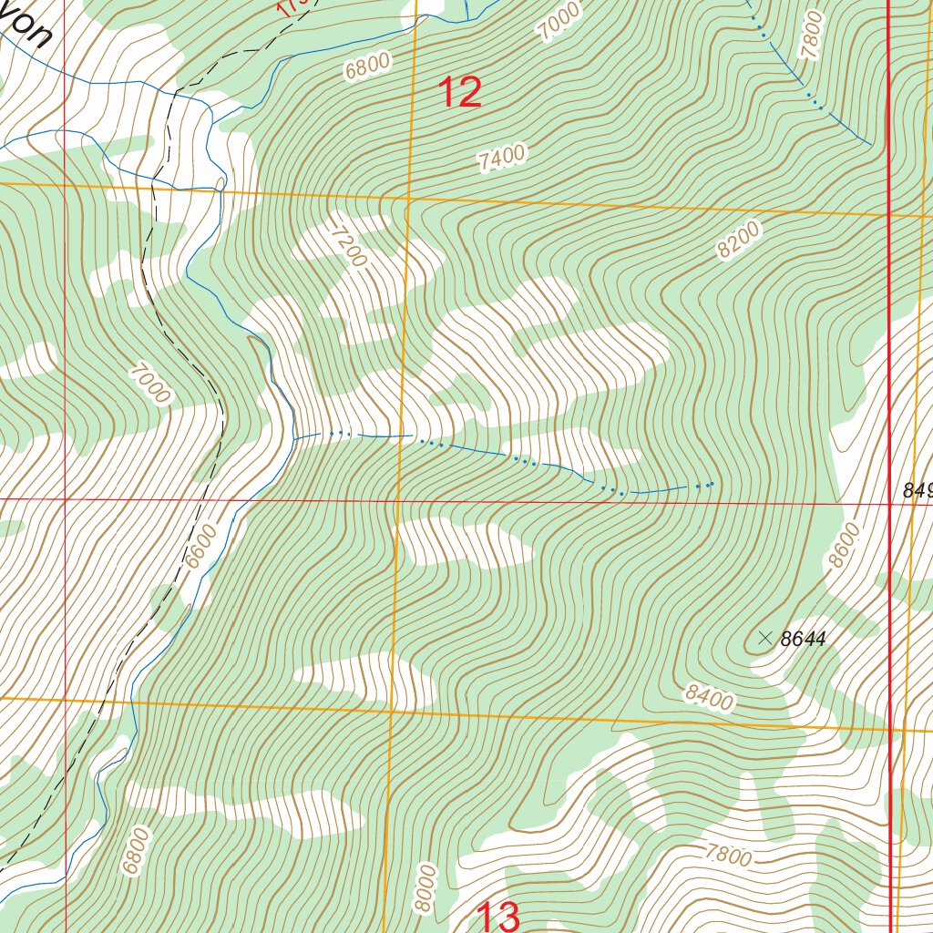 Grays Peak, ID FSTopo Legacy Map by US Forest Service - Topo | Avenza Maps