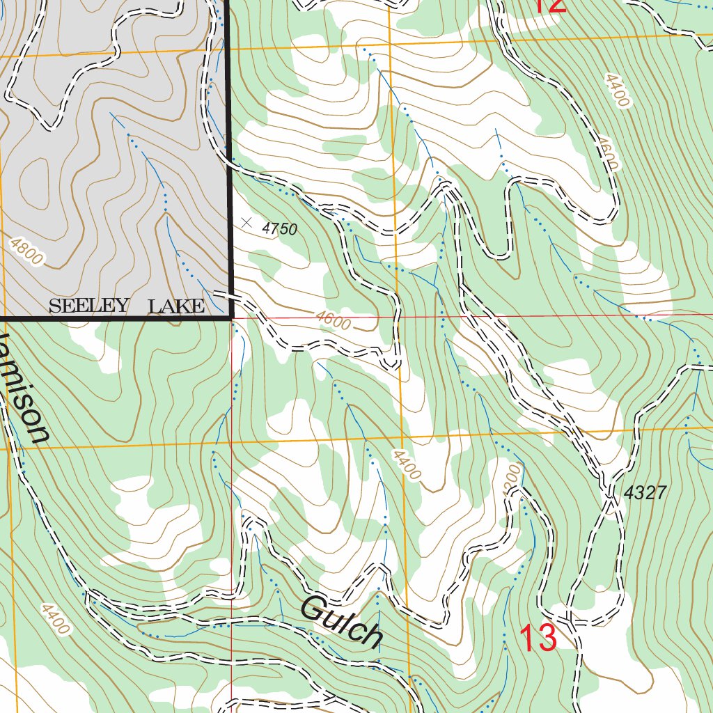 Greenough, MT FSTopo Legacy Map by US Forest Service - Topo | Avenza Maps