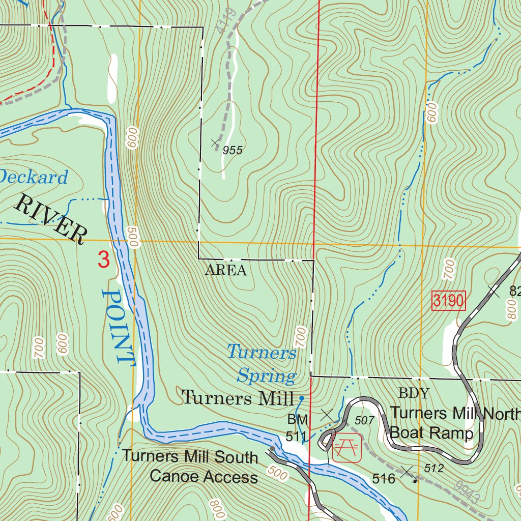 Greer, MO FSTopo Legacy Map by US Forest Service - Topo | Avenza Maps