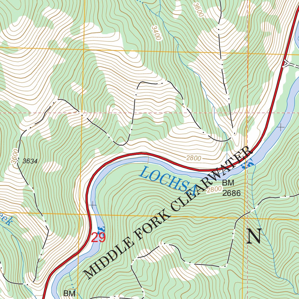 Greystone Butte, ID FSTopo Legacy Map by US Forest Service - Topo ...