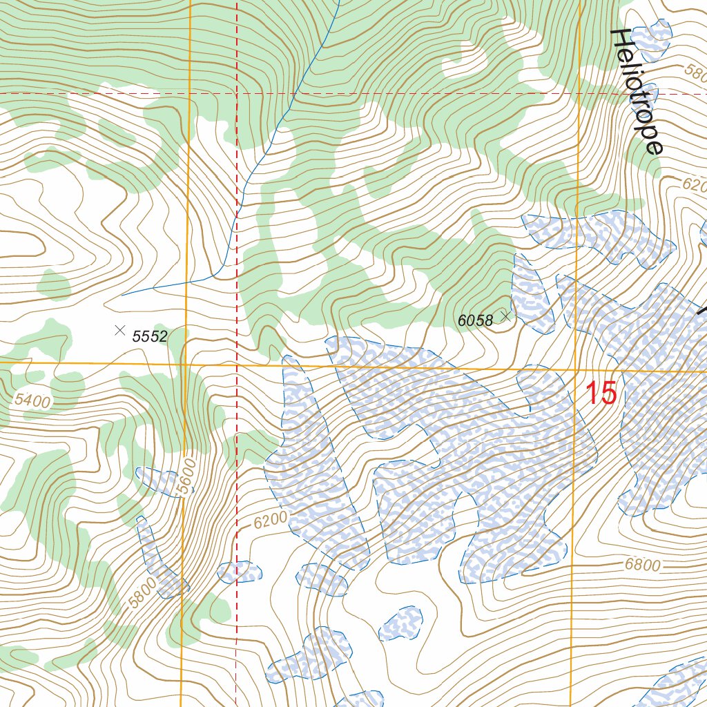 Groat Mountain, WA FSTopo Legacy Map by US Forest Service - Topo ...