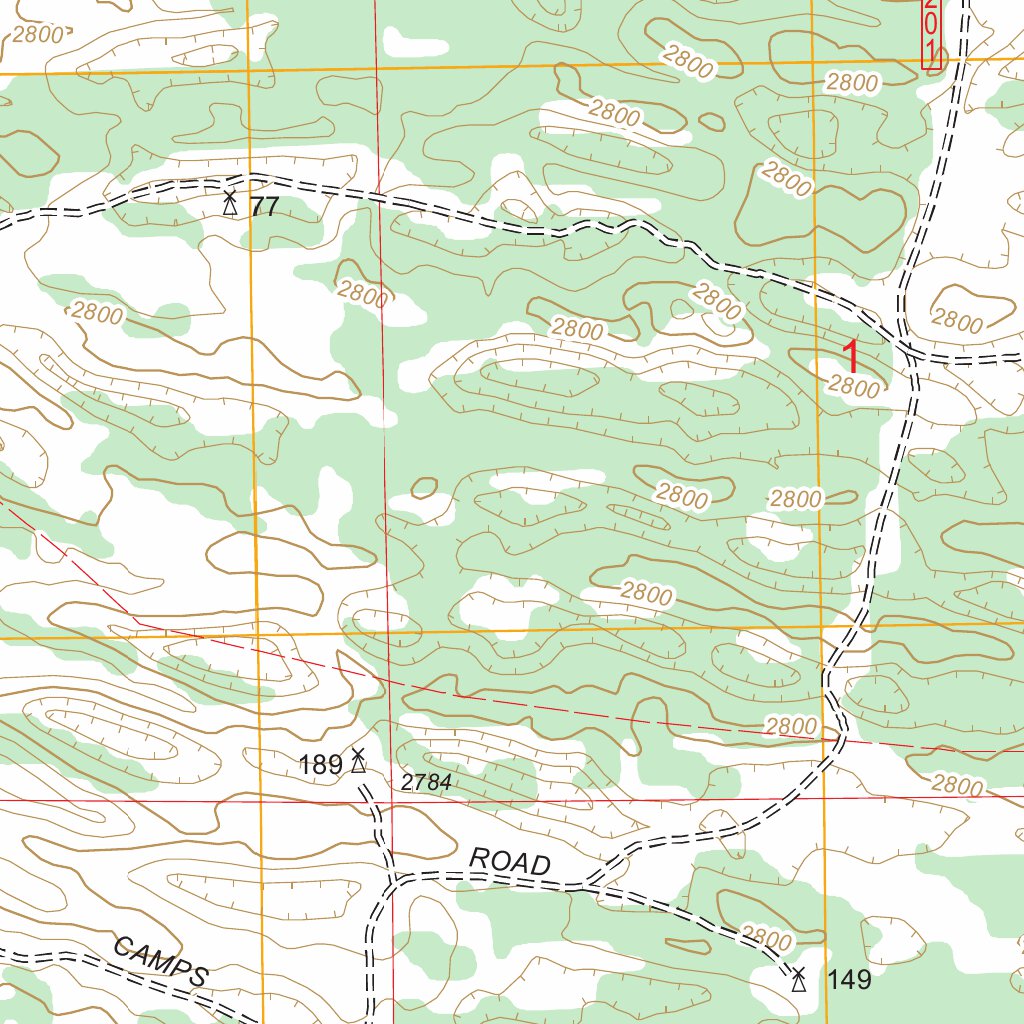 Halsey SE, NE FSTopo Legacy Map by US Forest Service - Topo | Avenza Maps