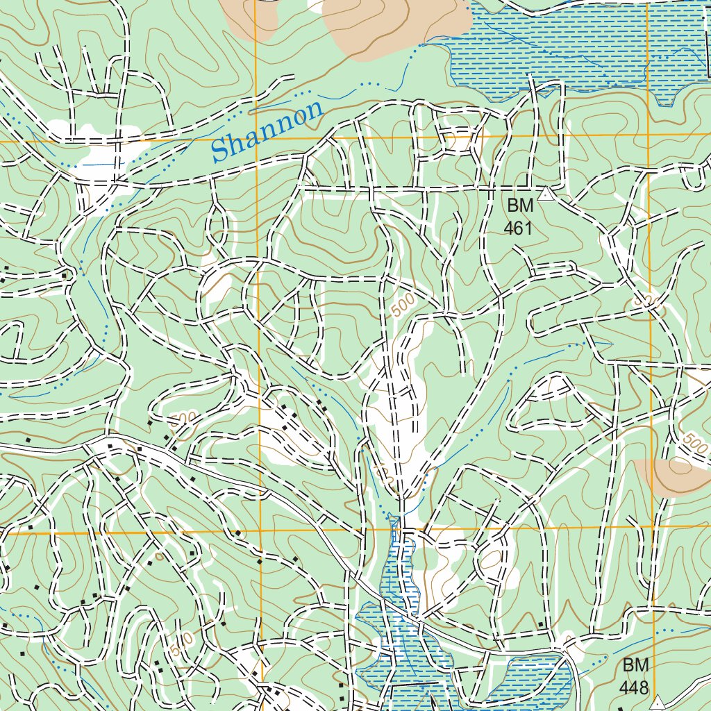 Hamlin, KY - TN FSTopo Legacy Map by US Forest Service - Topo | Avenza Maps
