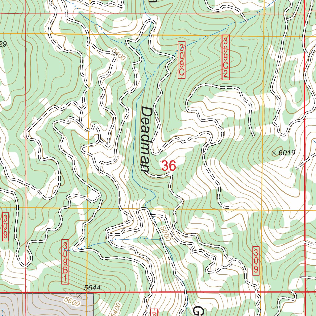 Harris Creek Summit, ID FSTopo Legacy Map by US Forest Service - Topo ...