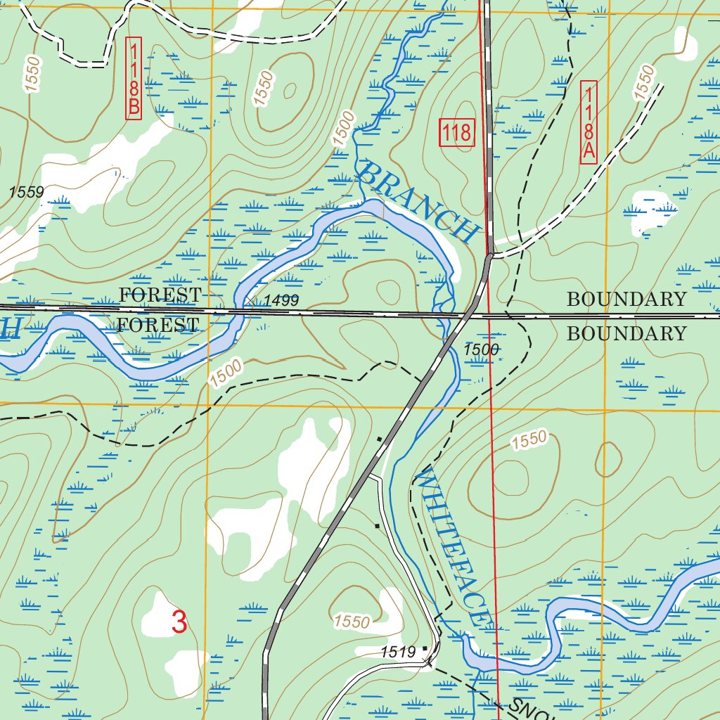 Harris Lake, MN FSTopo Legacy Map by US Forest Service - Topo | Avenza Maps