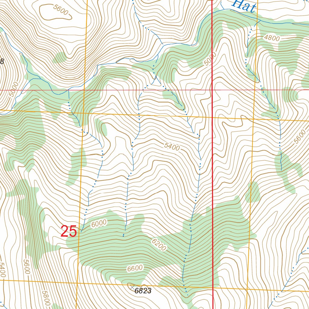 Hat Creek, ID FSTopo Legacy Map by US Forest Service - Topo | Avenza Maps