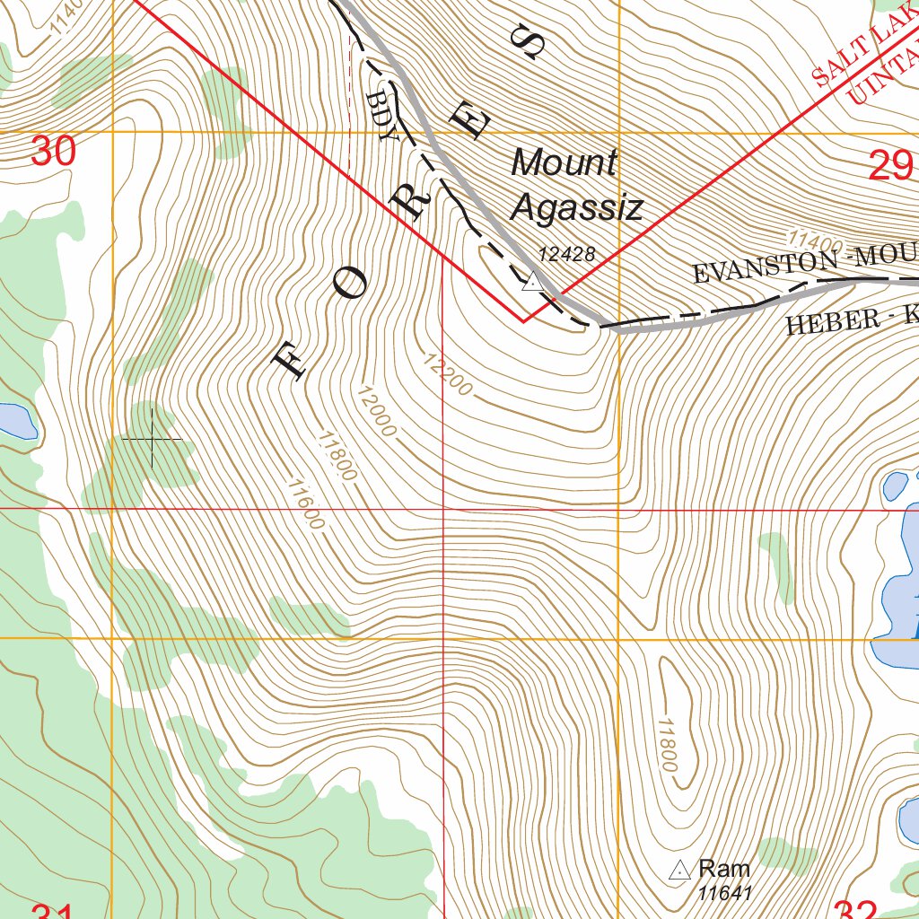 Hayden Peak, UT FSTopo Legacy Map by US Forest Service - Topo | Avenza Maps