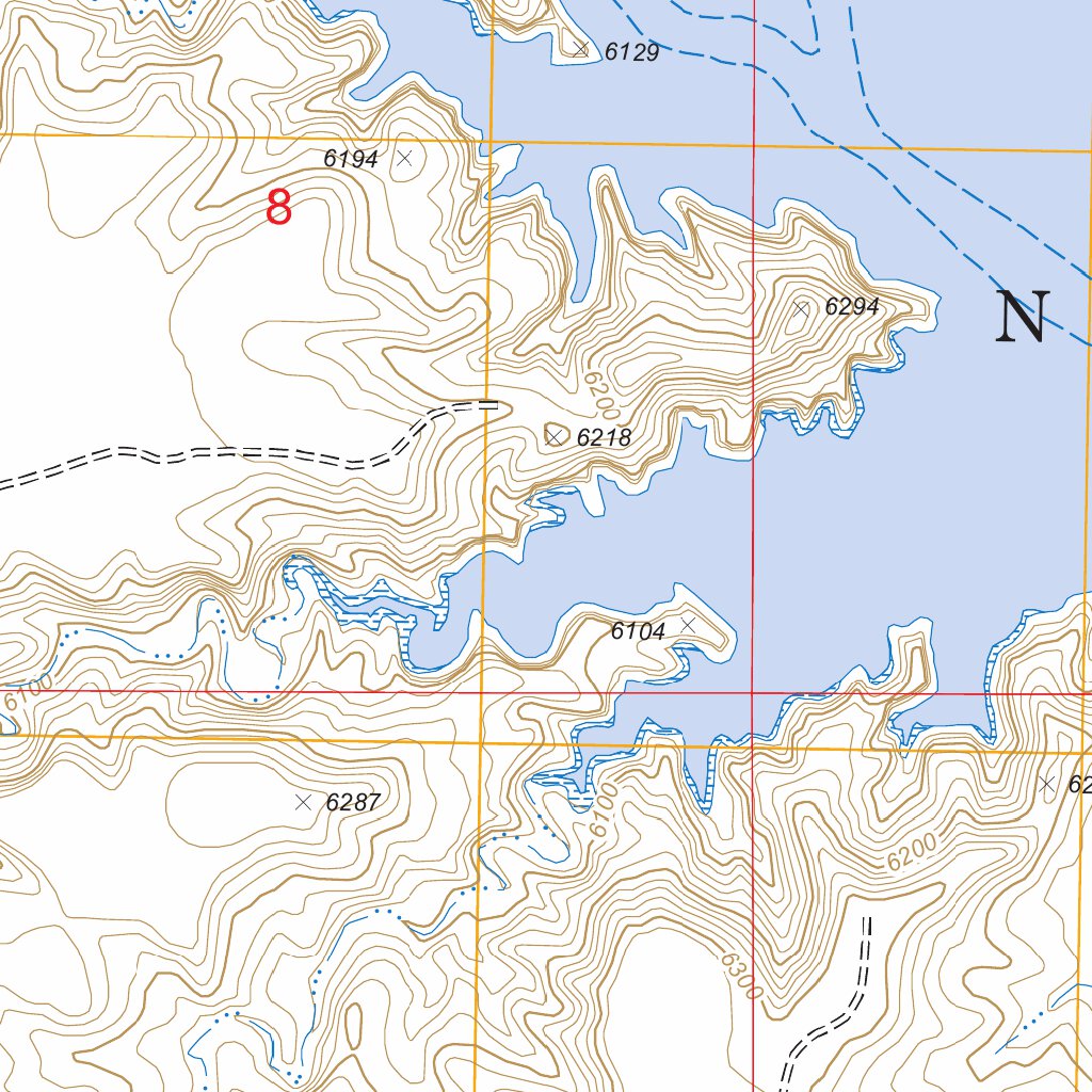Haystack Buttes North, WY FSTopo Legacy Map by US Forest Service - Topo ...