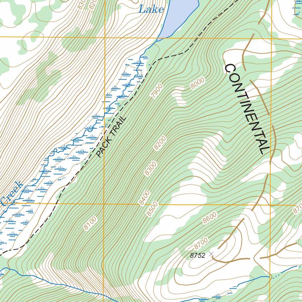 Heart Lake, WY FSTopo Legacy Map by US Forest Service - Topo | Avenza Maps