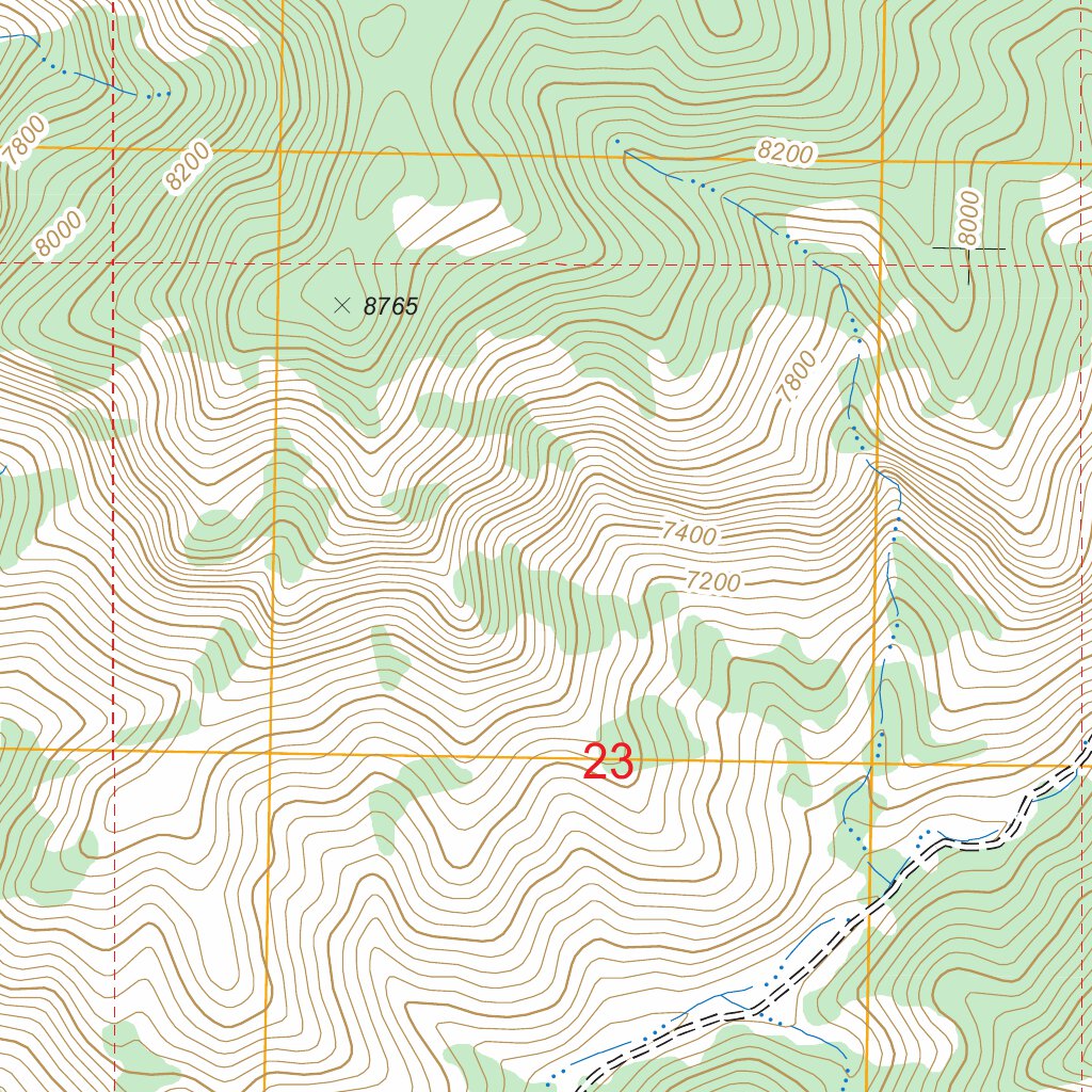 Heath Canyon, NV FSTopo Legacy Map by US Forest Service - Topo | Avenza ...