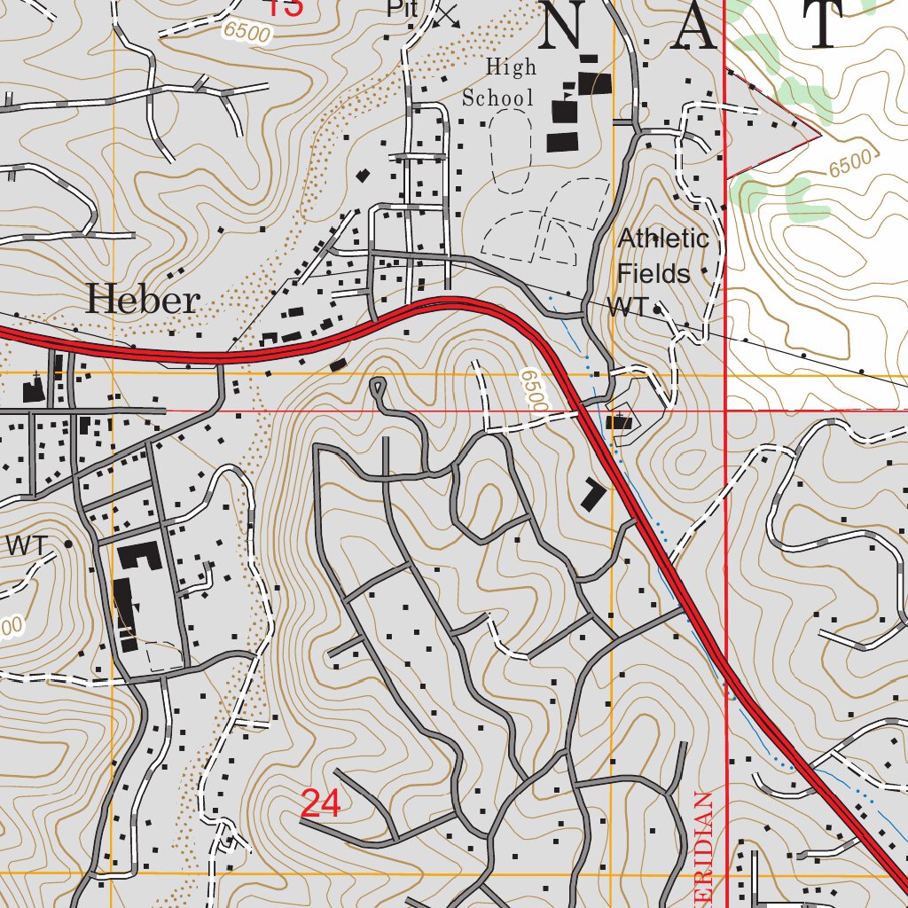 Heber, AZ FSTopo Legacy Map by US Forest Service - Topo | Avenza Maps