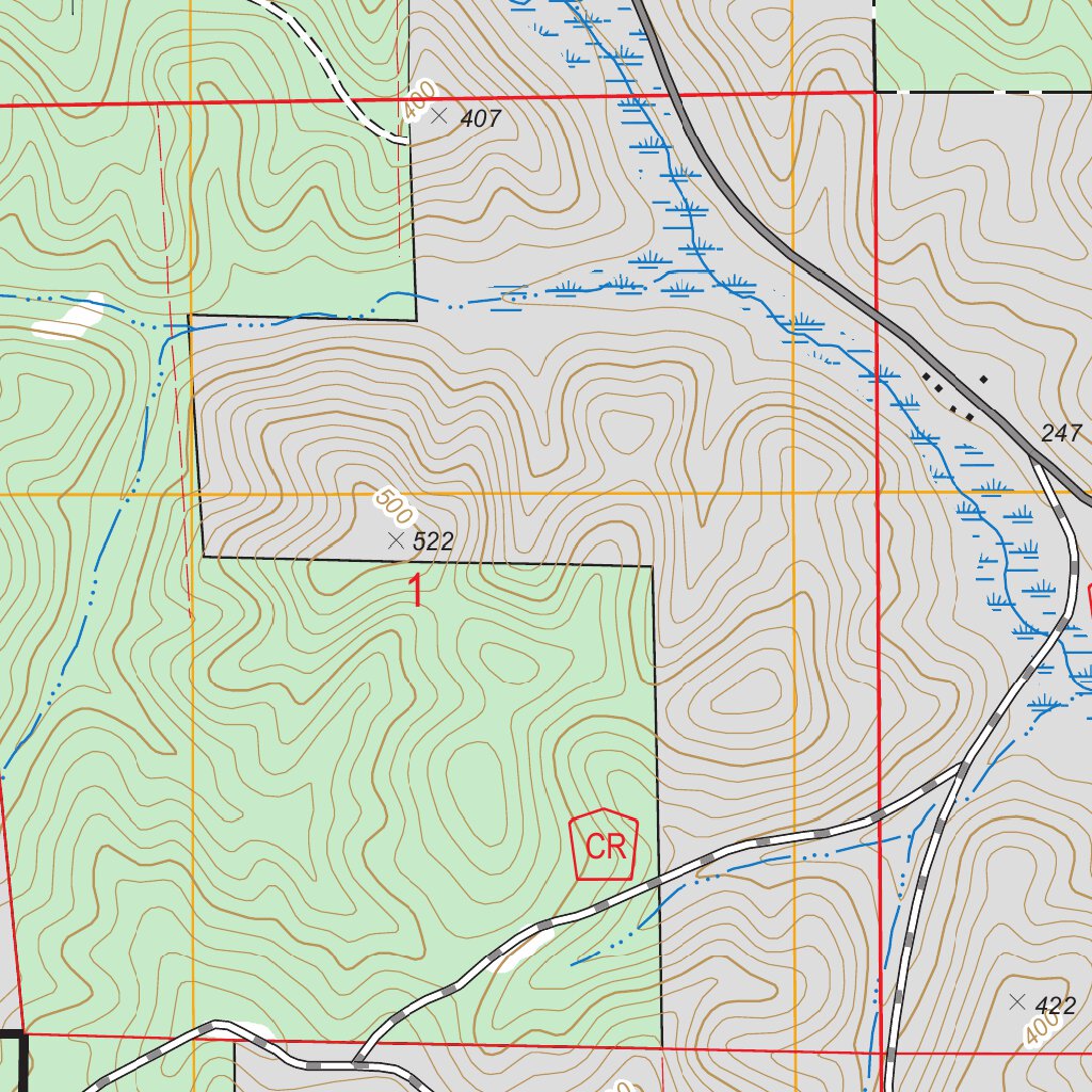 Heiberger, AL FSTopo Legacy Map by US Forest Service - Topo | Avenza Maps