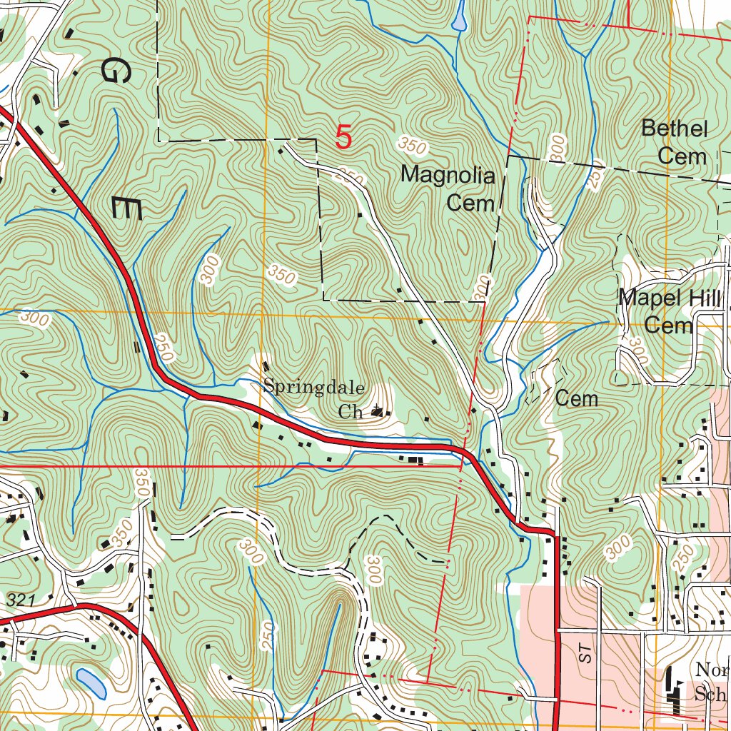 Helena, AR - MS FSTopo Legacy Map by US Forest Service - Topo | Avenza Maps