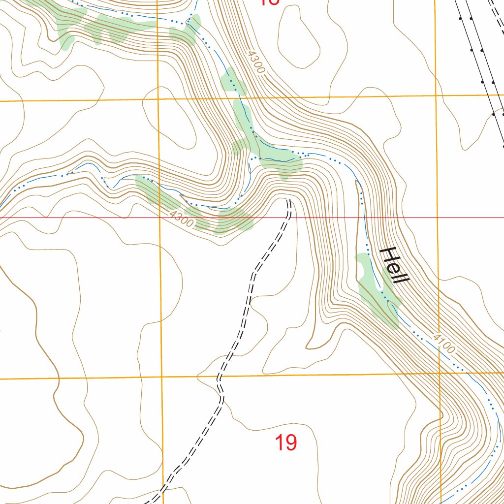 Hell Point, AZ FSTopo Legacy Map by US Forest Service - Topo | Avenza Maps