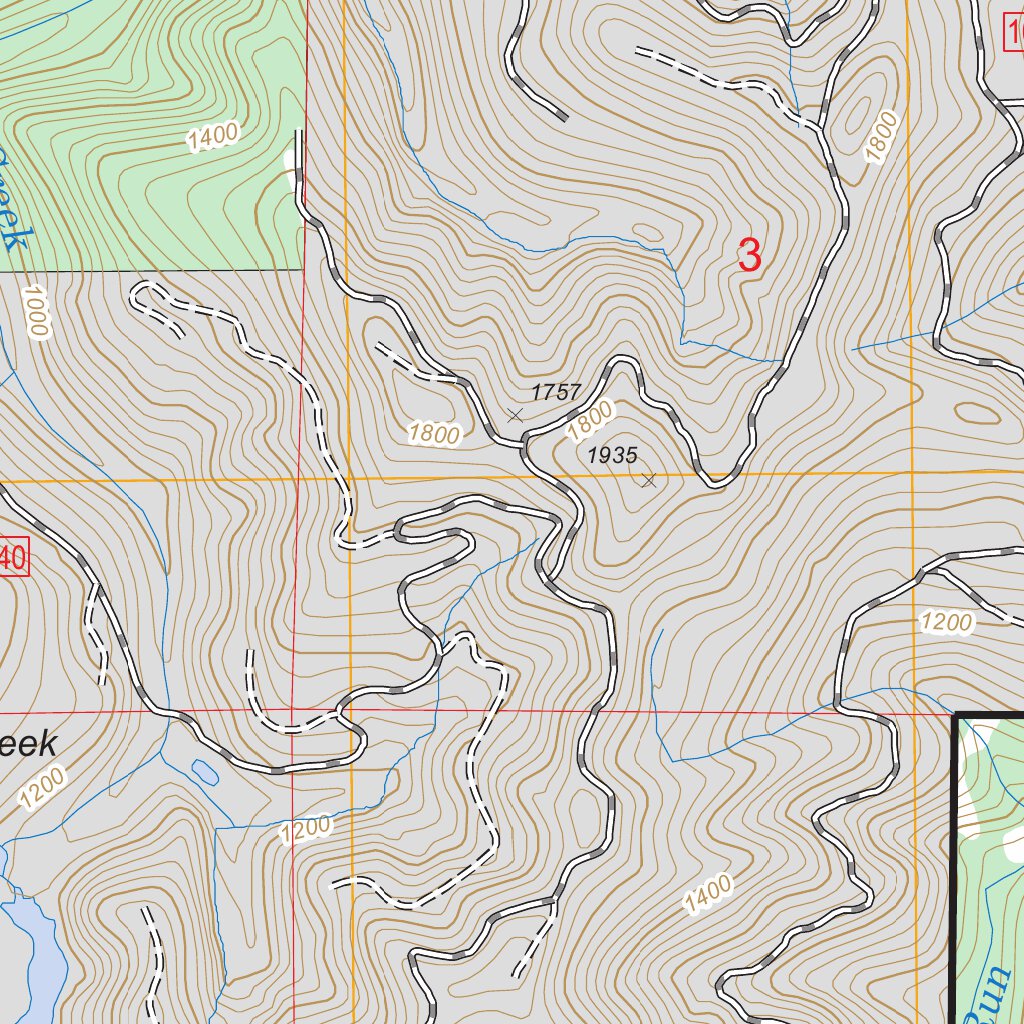 Hellion Rapids, OR FSTopo Legacy Map by US Forest Service - Topo ...