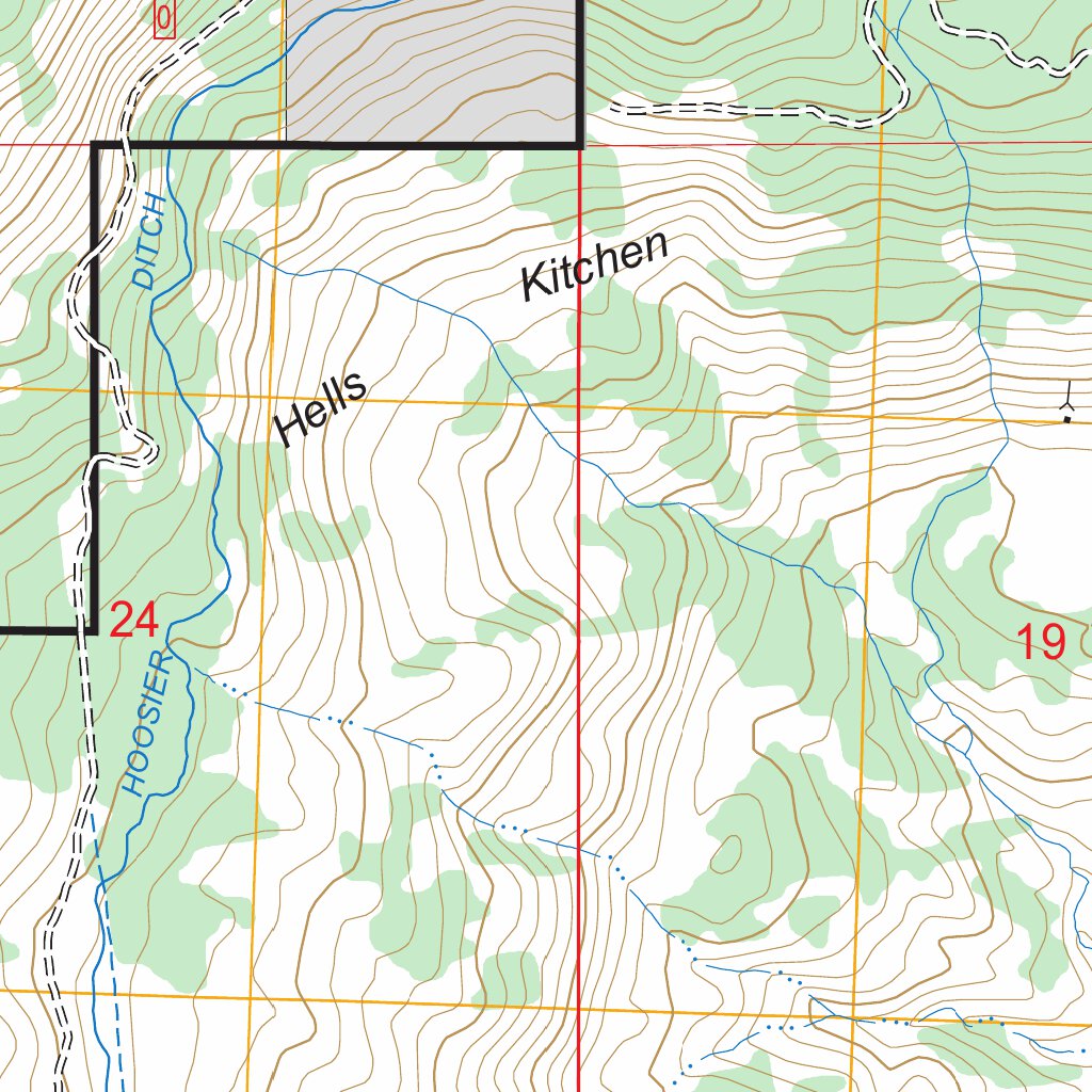 Hells Kitchen, CO FSTopo Legacy Map by US Forest Service - Topo ...