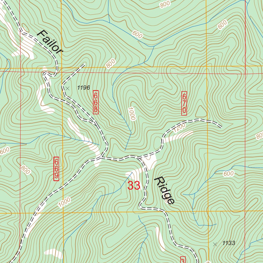Herman Creek, OR FSTopo Legacy Map by US Forest Service - Topo | Avenza ...