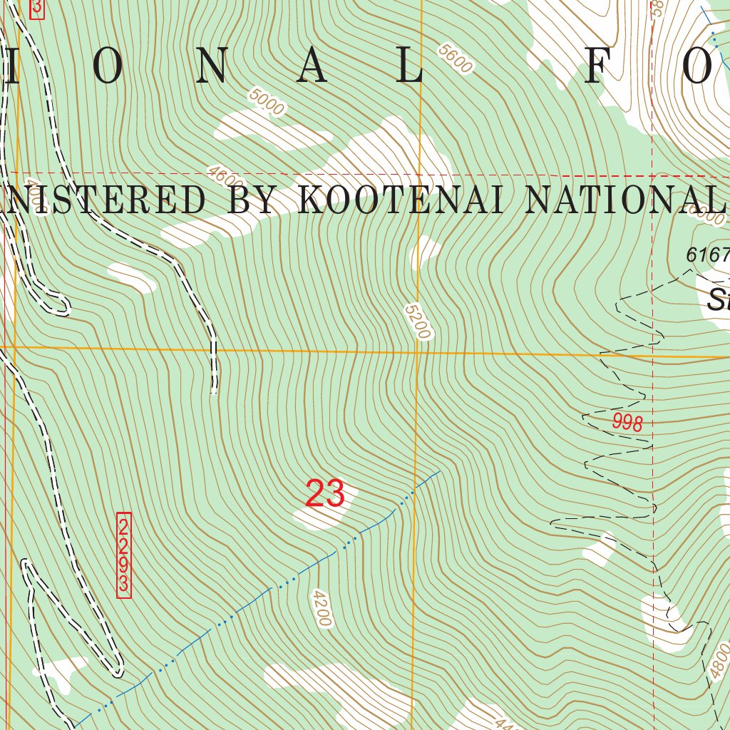 Heron, MT FSTopo Legacy Map by US Forest Service - Topo | Avenza Maps