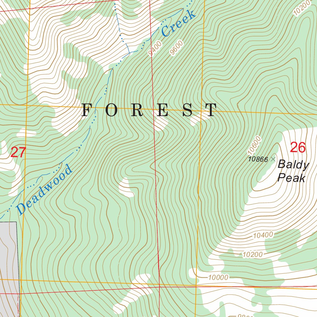 Hesperus, CO FSTopo Legacy Map by US Forest Service - Topo | Avenza Maps