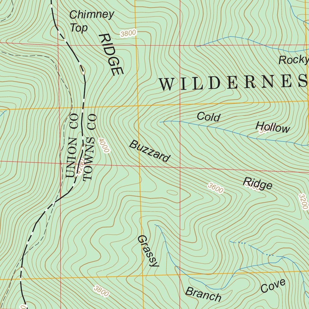 Hiawassee, GA - NC FSTopo Legacy Map by US Forest Service - Topo ...