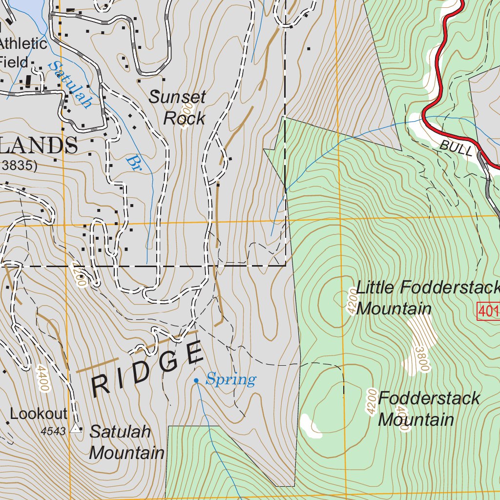 Highlands, NC - GA FSTopo Legacy Map by US Forest Service - Topo ...